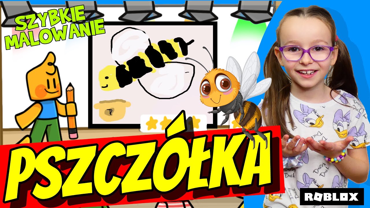 MOJA PSZCZÓŁKA ROBI MIÓD. Szybkie malowanie. Speed Draw. Roblox # ...
