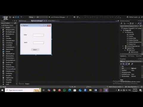How to create a from Application by using C++ programming language ...