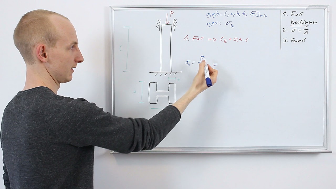 Euler Knichfälle | Beispielaufgabe - YouTube