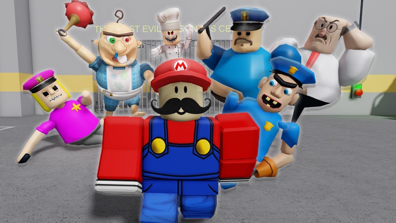 Super Mario Walkthrough #roblox Speed Runs in Scary Obby Games Papa ...