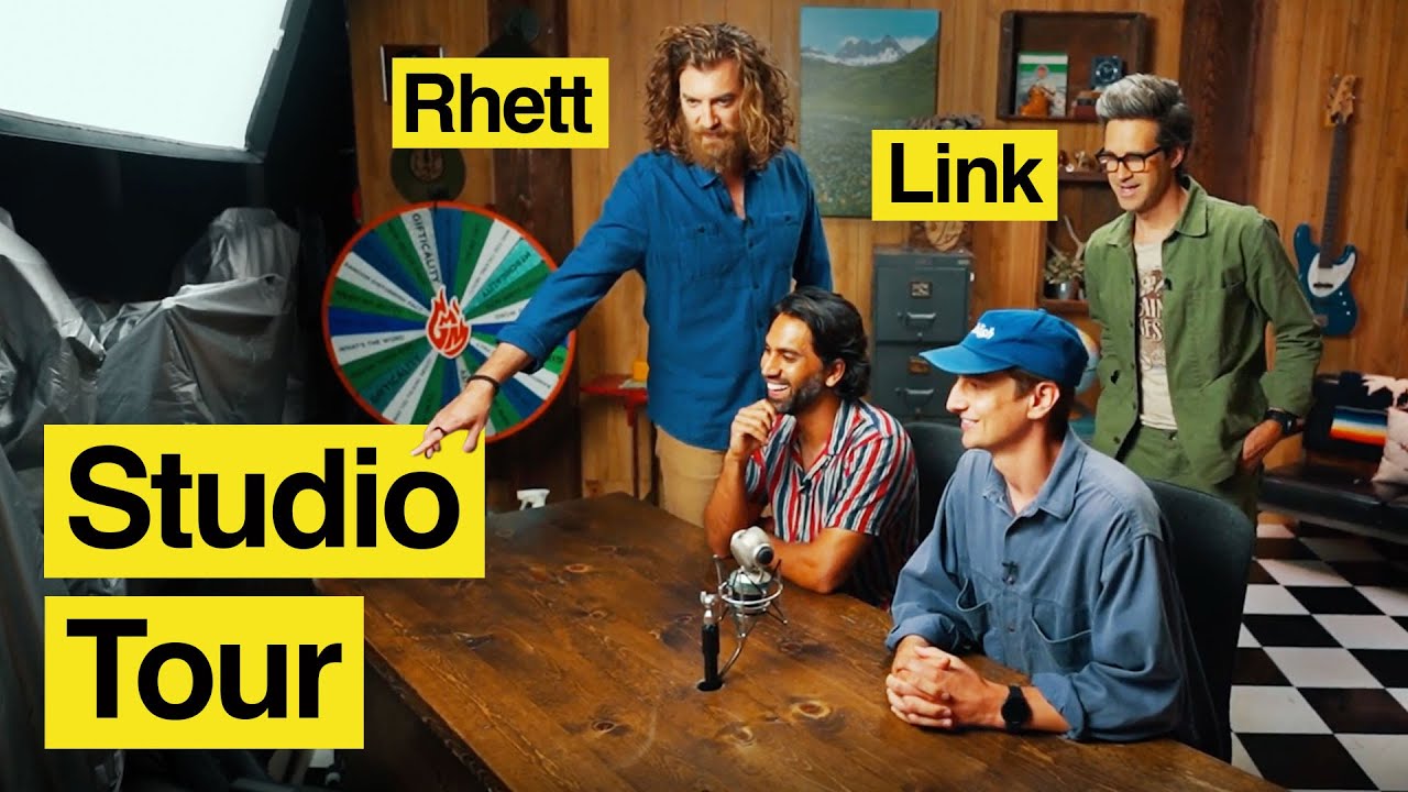 Inside Rhett and Link's Wildly Mythical Studio - YouTube