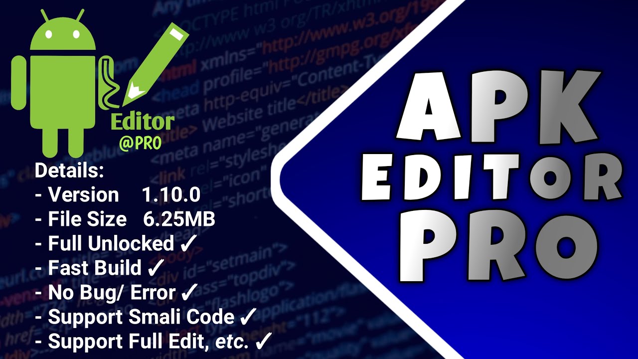APK EDITOR PRO - YouTube