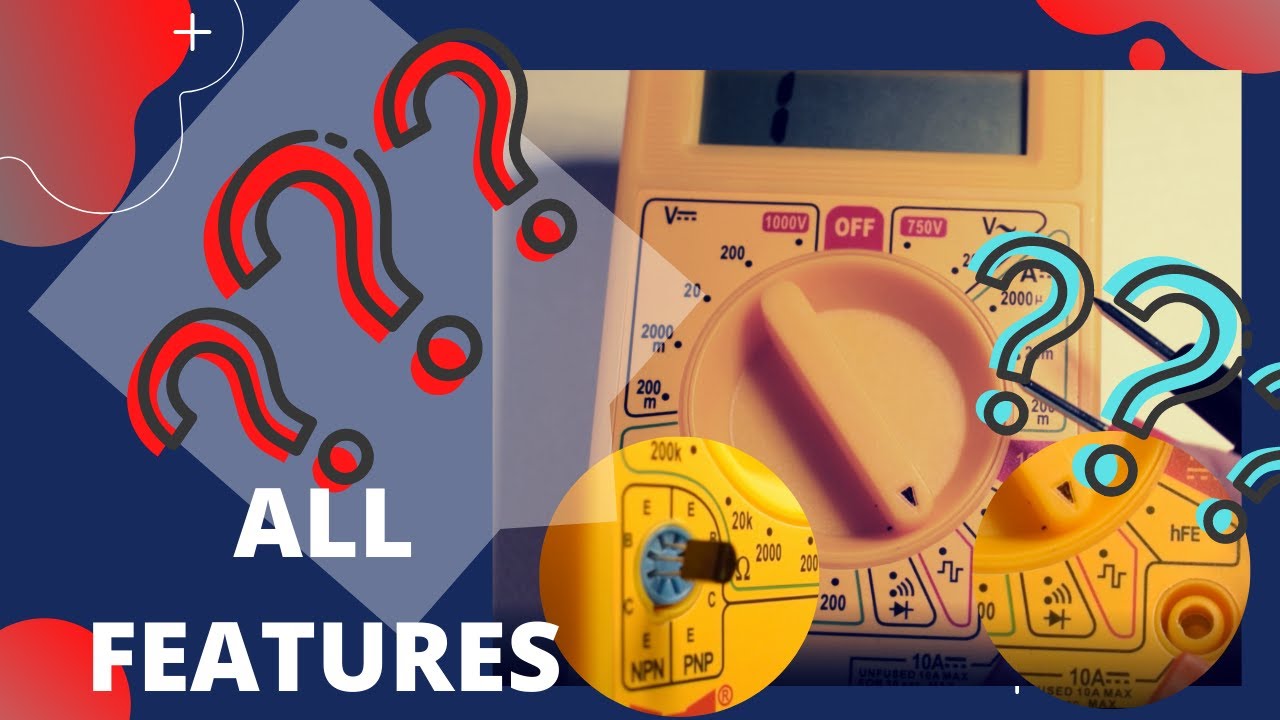 How To Use Multimeter | Basic Tutorial | DT830D - YouTube