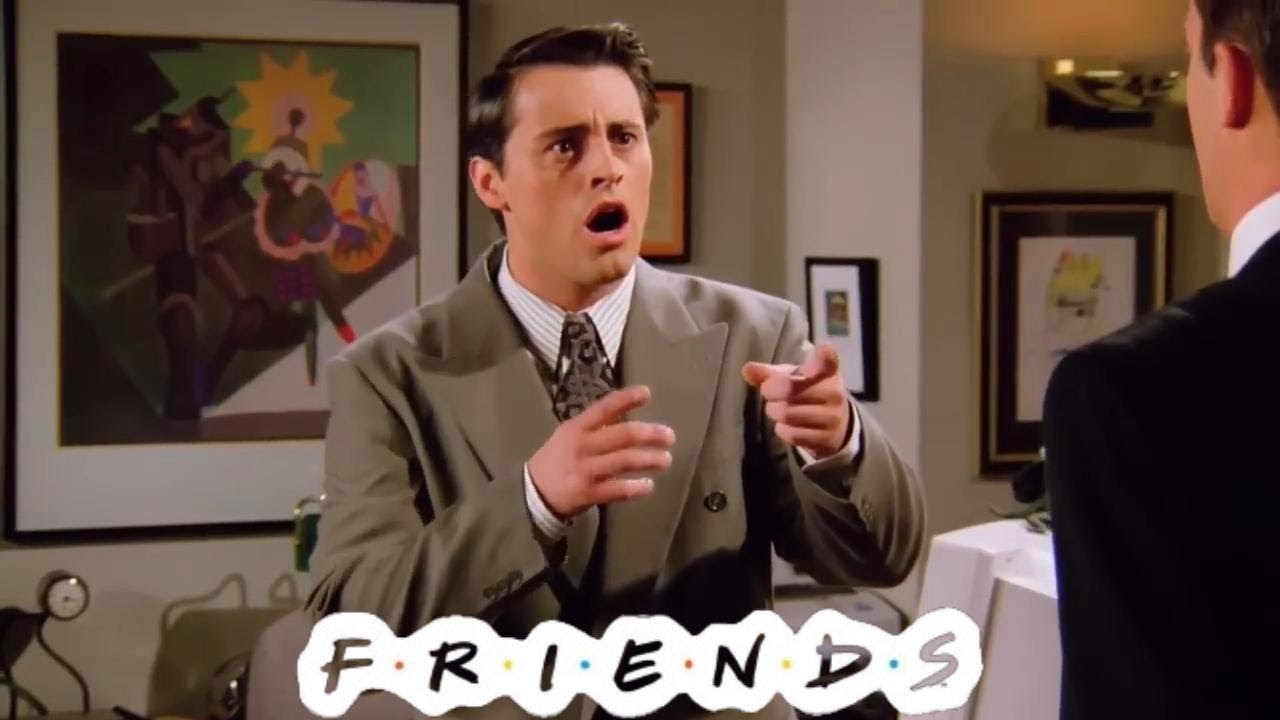 Friends Chandler Fires Joey's Character (Joseph) - YouTube