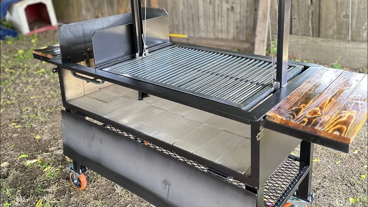 Asador Estilo Argentino o Estilo Santa Maria - YouTube