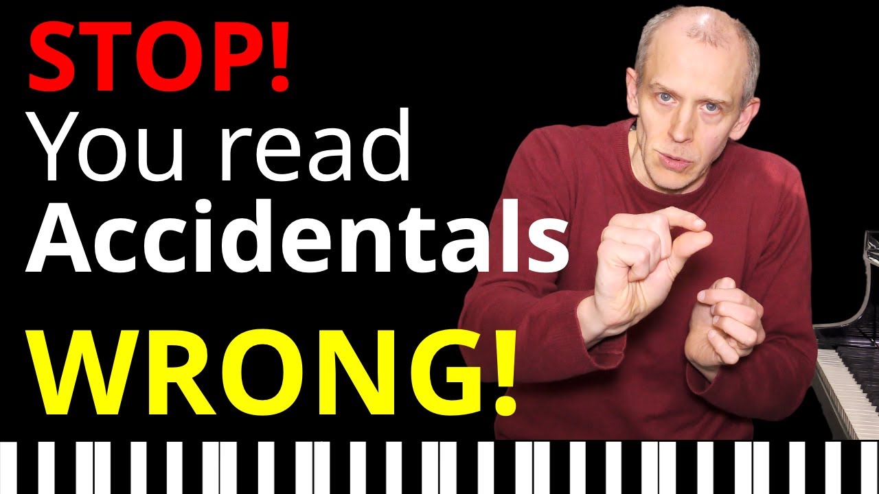 5 EASY TIPS to Read Accidentals Without Getting Stuck (at the piano ...