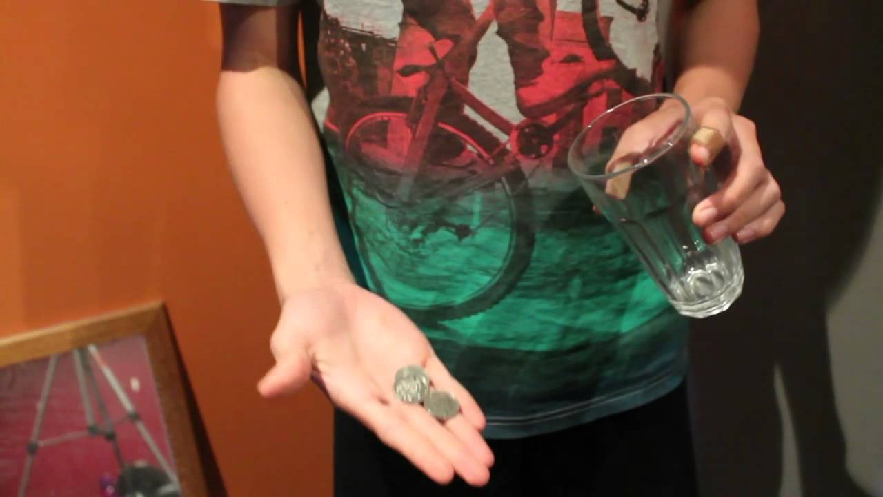 The Best COIN through glass trick ever invented - George Lee - YouTube