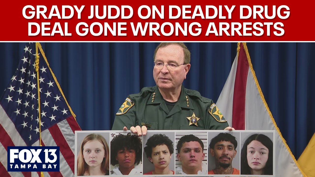 Grady Judd on arrests of those allegedly involved in deadly drug deal ...