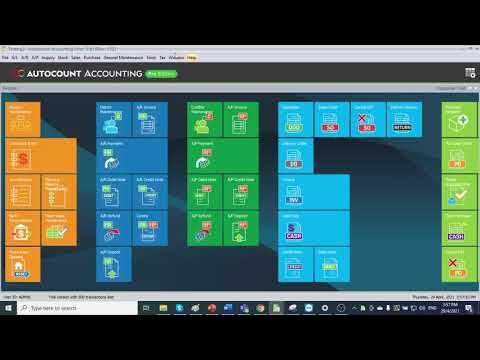 AutoCount Seamless Filling - How to Create Chart Of Account - YouTube