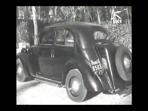 Auto a gassogeno - Auto mit Holzvergaser - YouTube