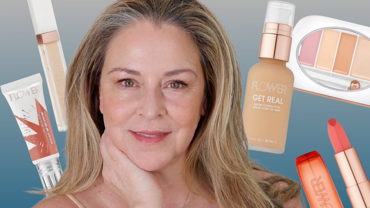 FULL FACE of Flower Beauty! First Impressions for mature skin. - YouTube