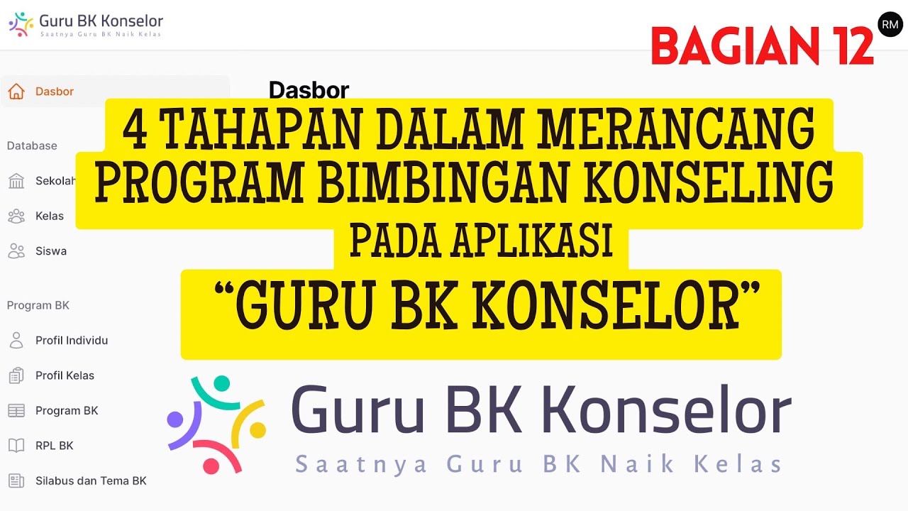 4 Tahapan dalam Merancang Program BK pada Aplikasi “Guru BK Konselor ...