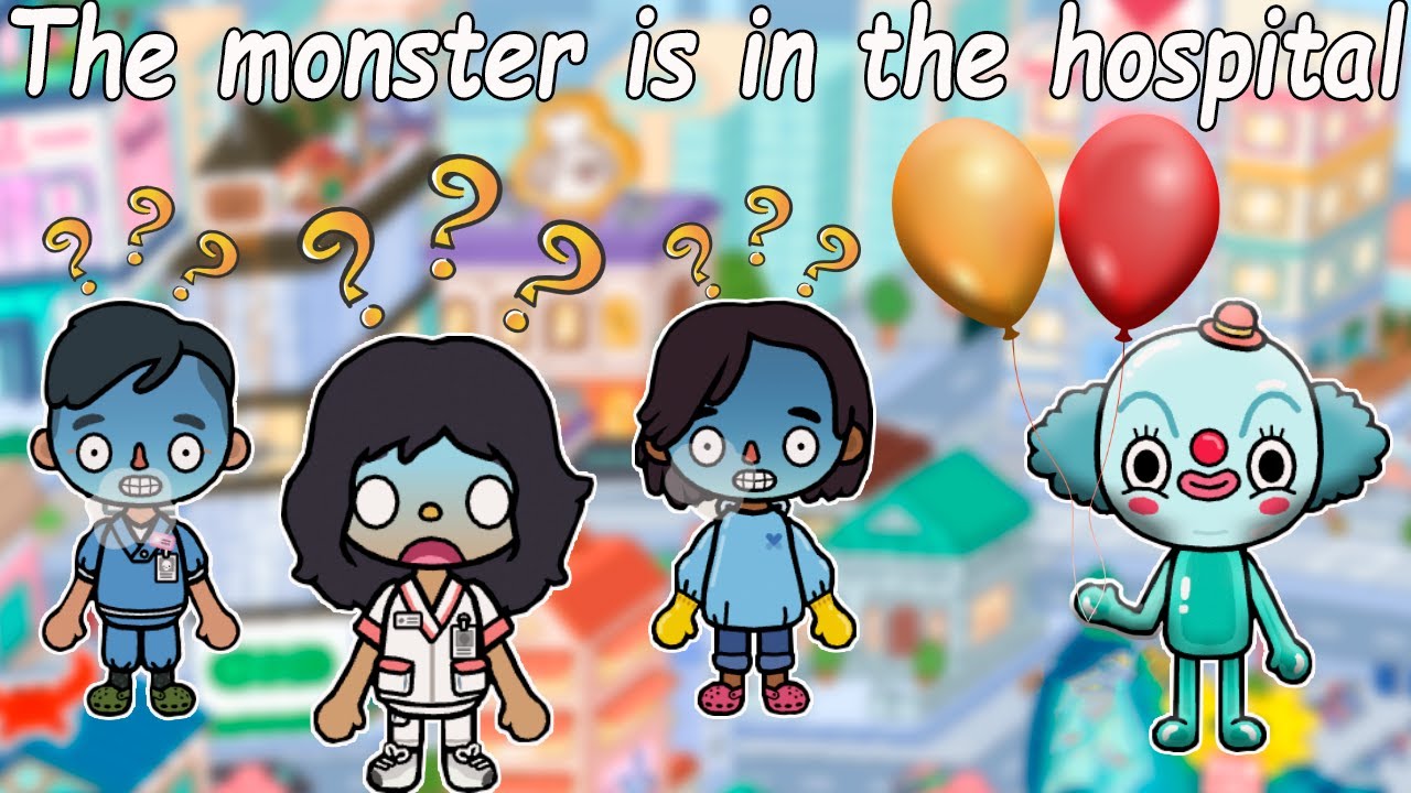 The monster is in the hospital🧟‍♀️Sad story|Toca Life World|Toca Boca💗 ...