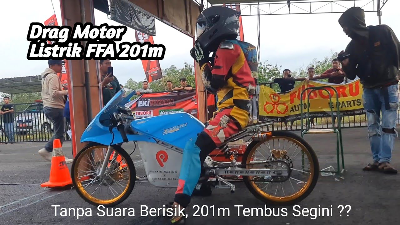 BIKIN Heboh Sirkuit ‼️ Drag Motor Listrik Super Kencang dari Petrix ...