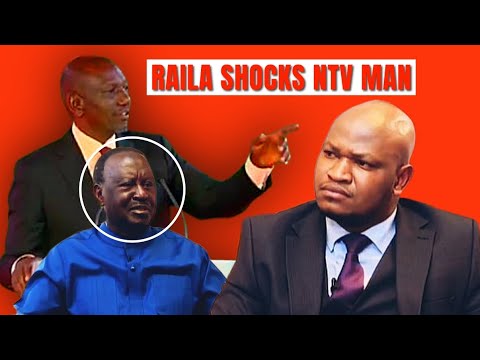 🔥RAILA ODINGA SHOCKS NTV JOURNALIST WITH A HAMMERING TURN ON RUTO & GEN Z ANGER ON HIM - YouTube