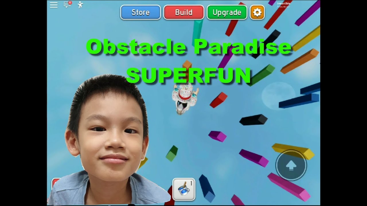 ROBLOX playing Obstacle Paradise - YouTube