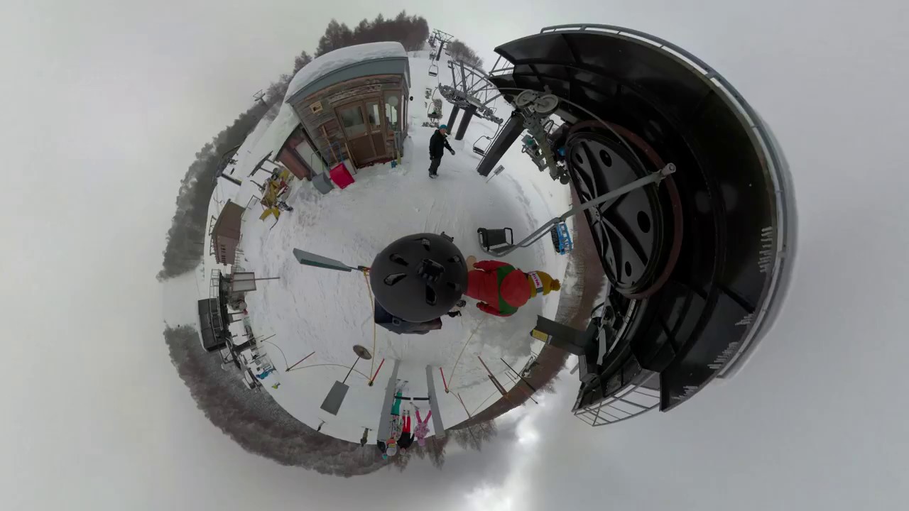 GoPro Fusion Overcapture snowscoot in ALTS BANDAI【GoPro fusion】【スノースクート ...