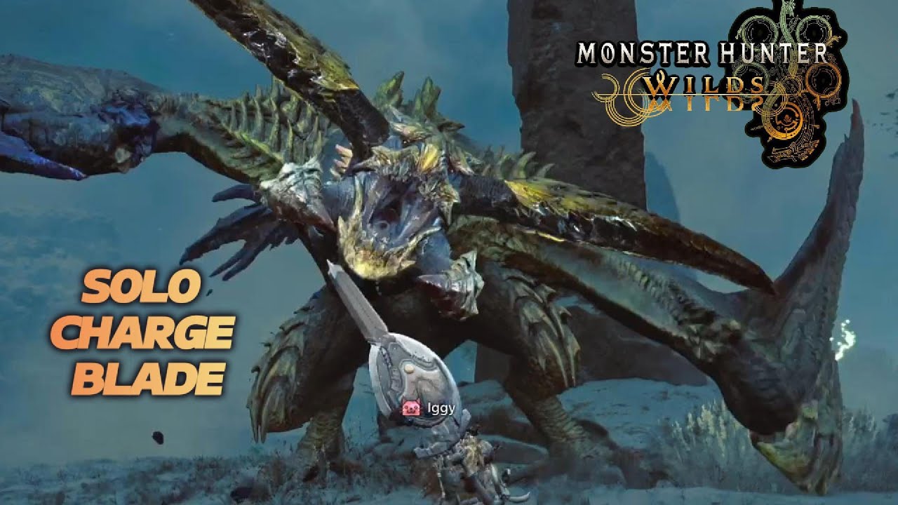 Monster Hunter Wilds | First Rey Dua Solo Hunt (Charge Blade) - YouTube