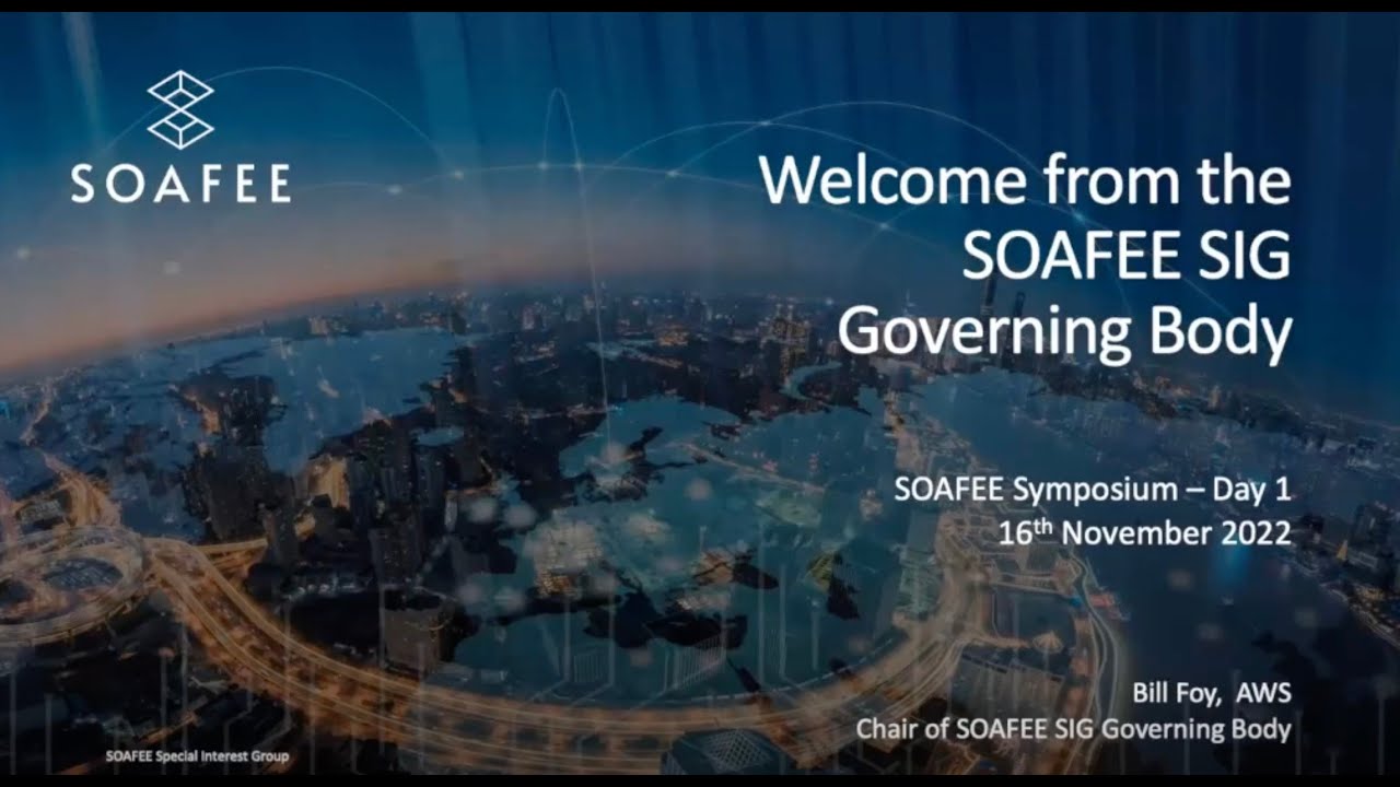SOAFEE Symposium 2022 - Day 1 - YouTube