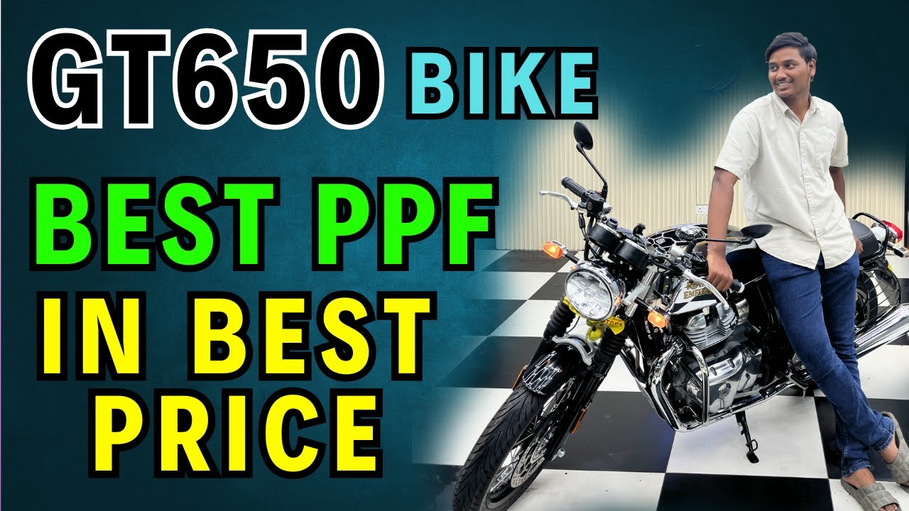 GT650 BIKE BEST PPF IN BEST PRICE IN THIS SHOP #gt650 #bikeppf - YouTube
