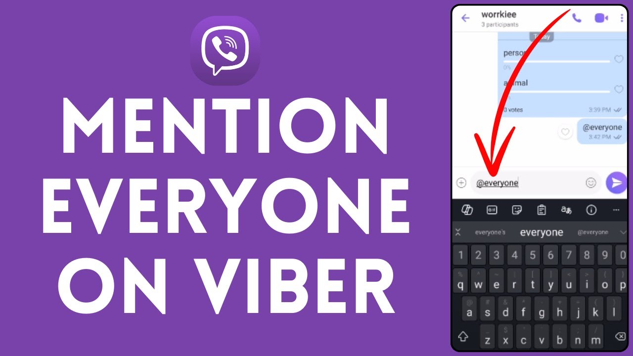 How to Mention Everyone in Viber (2024) | Tag Everyone in Viber - YouTube