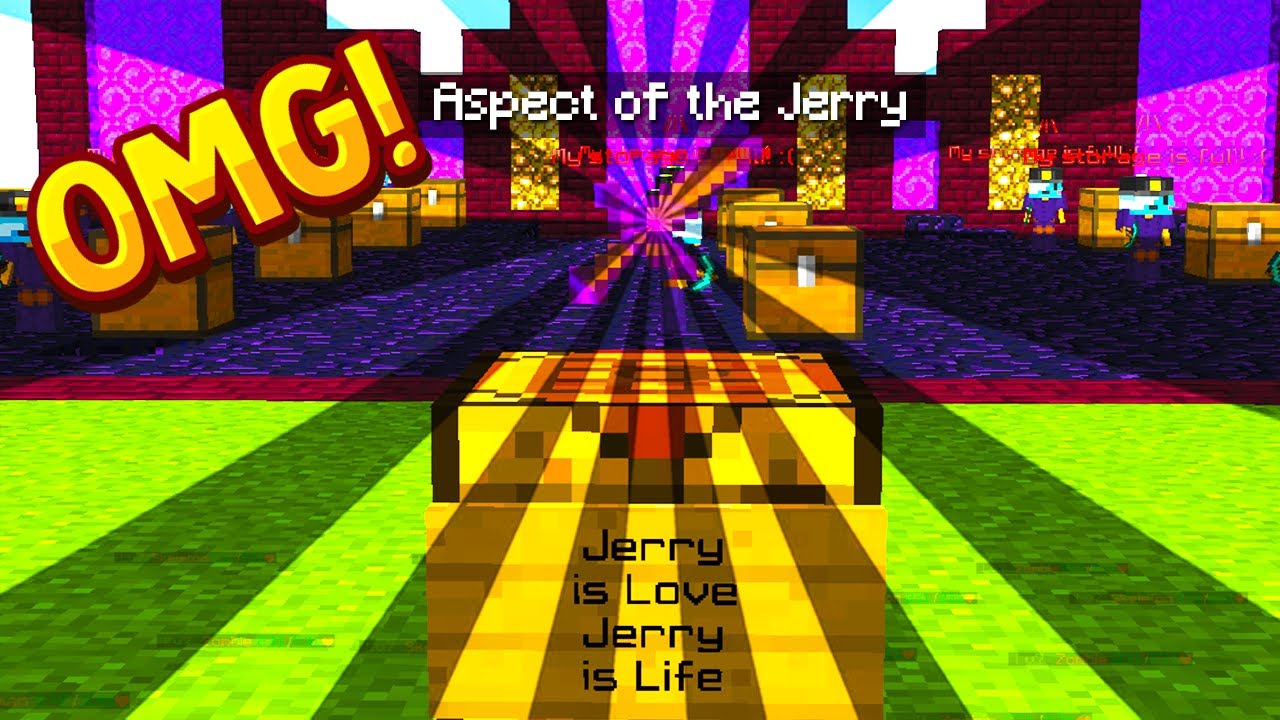 How to craft ASPECT OF THE JERRY - Hypixel Skyblock [Tutorial] - YouTube