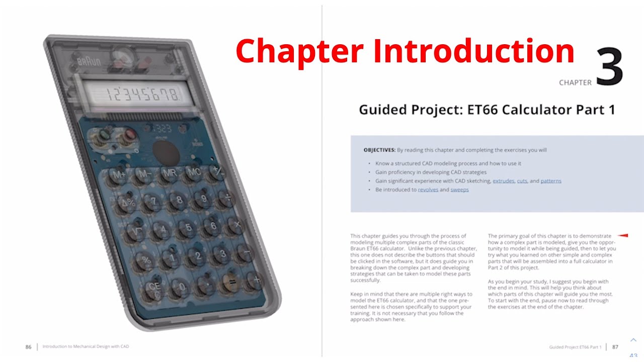 Chapter 3 Introduction: Mechanical Design With CAD - YouTube