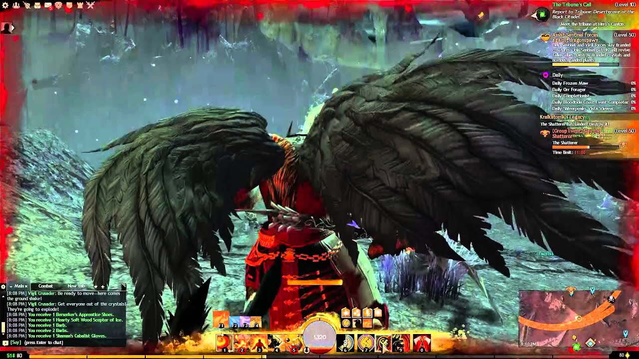 Guild Wars 2 Level 80 Charr Elementalist Vs The Shatterer I Need ...