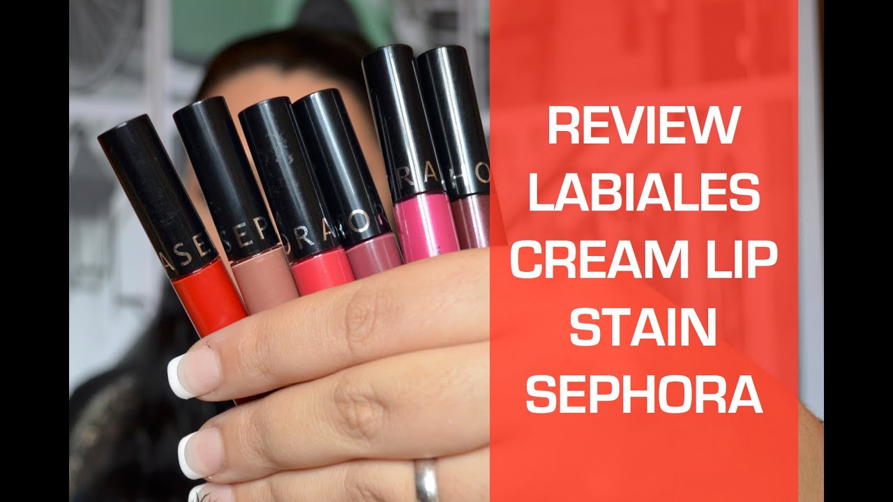 Review labiales Cream Lip Stain de Sephora - YouTube