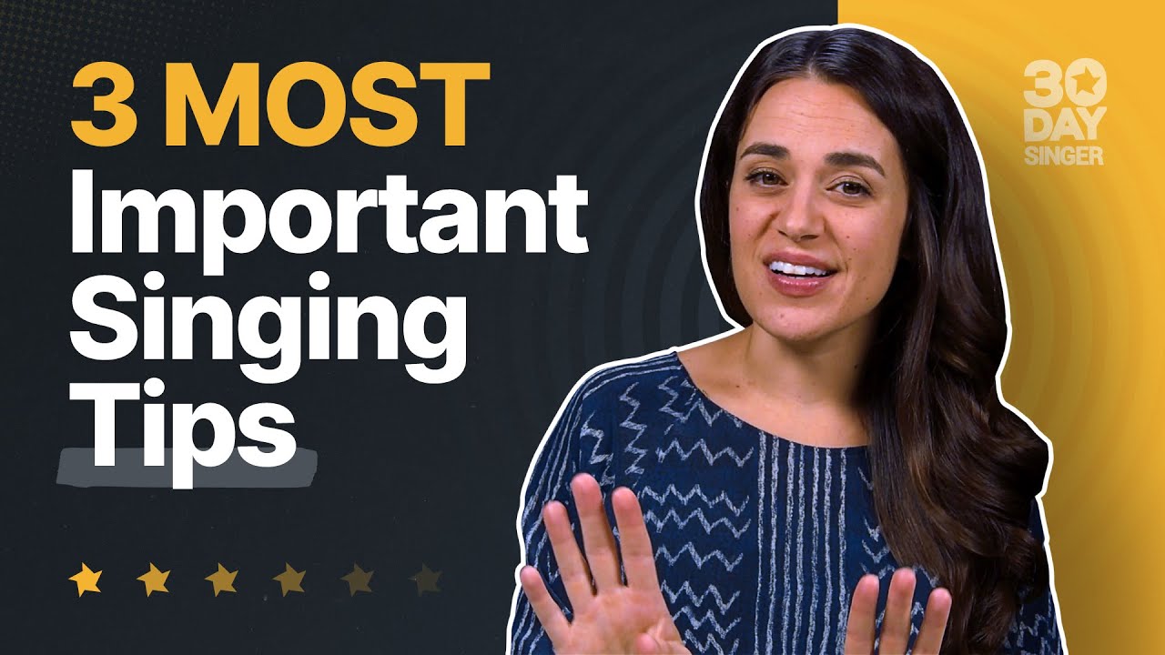 3 MOST Important Singing Tips! - Easy Beginner Vocal Lesson | 30 Day ...