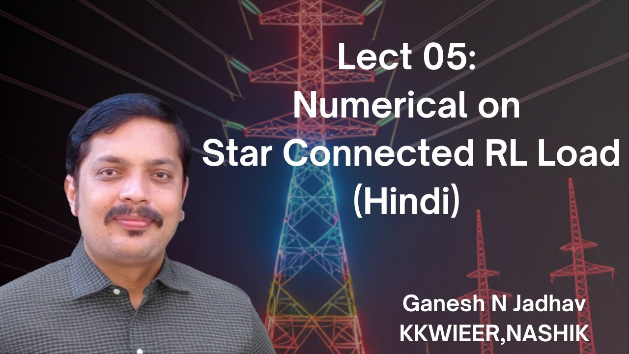 Lect05 Numerical on Star Connected RL Load #electricalengineering # ...