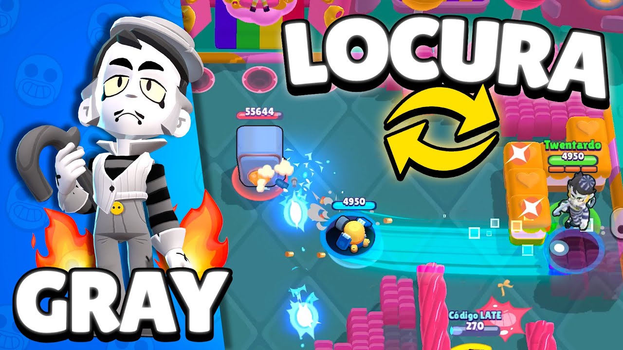 JUGUÉ CON EL NUEVO BRAWLER *GRATIS* GRAY Y DESCUBRO MECÁNICAS ÚNICAS 🔥 ...