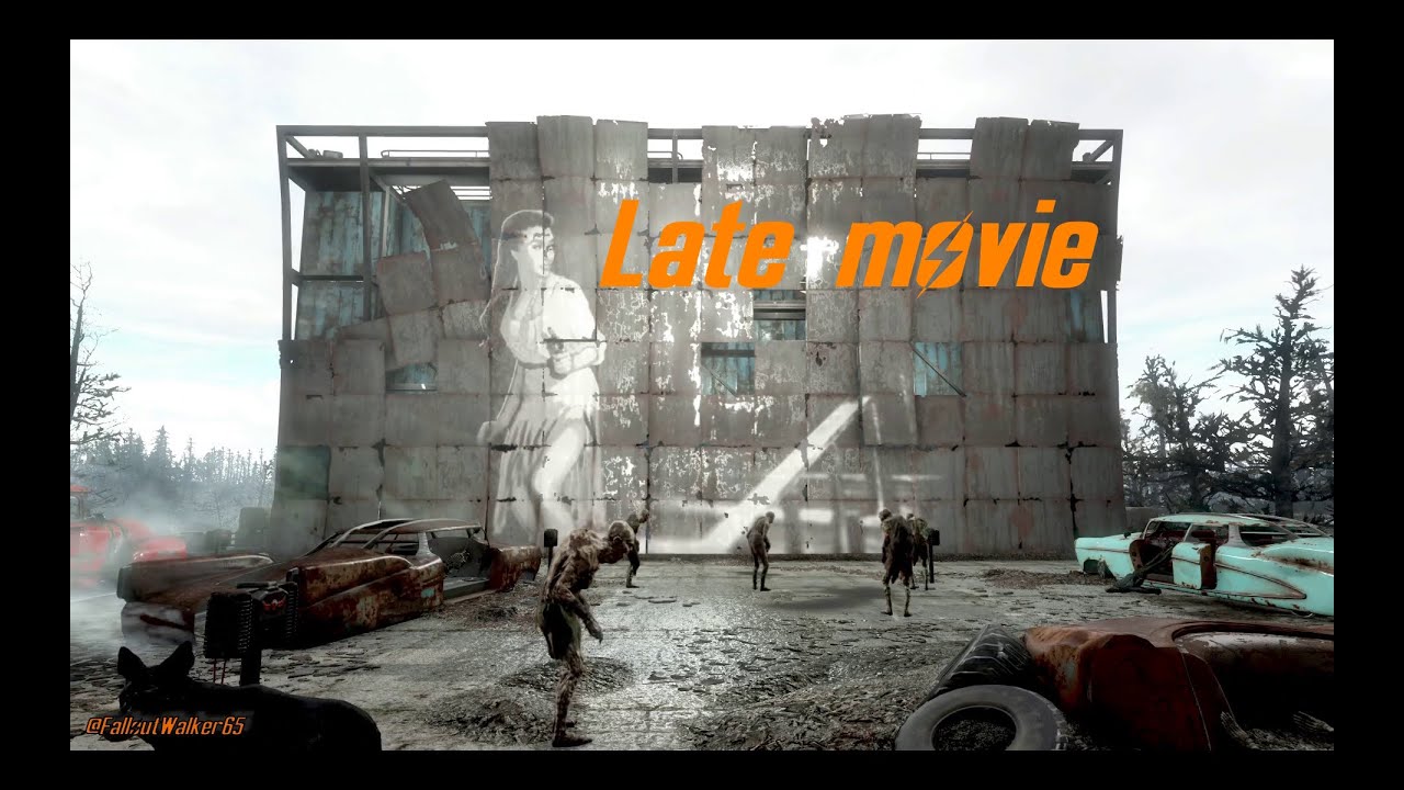 Fallout 4: Drive In CINEMA [Ambience, Relaxing, Music] - YouTube
