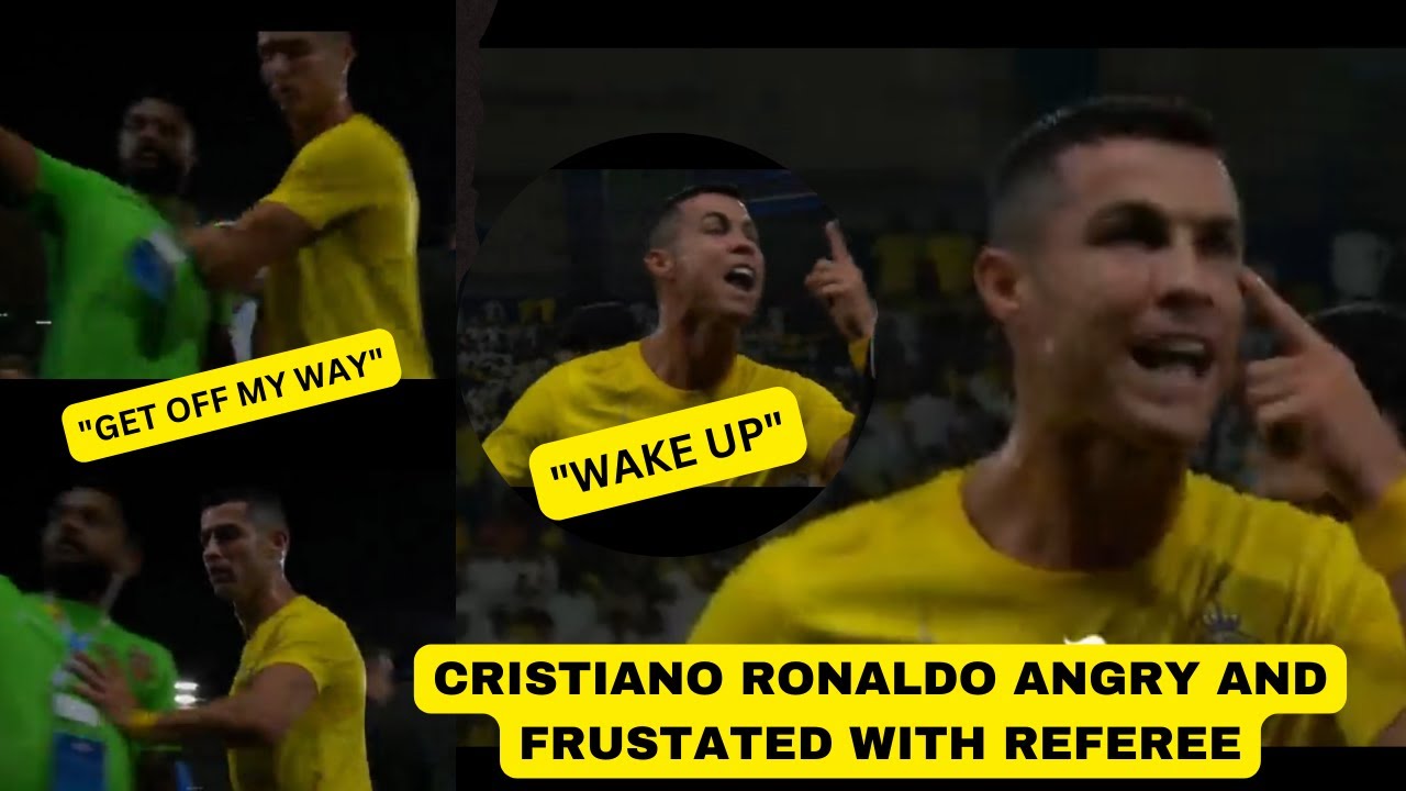 Cristiano Ronaldo Angry and Frustrated With Referee Decision - YouTube