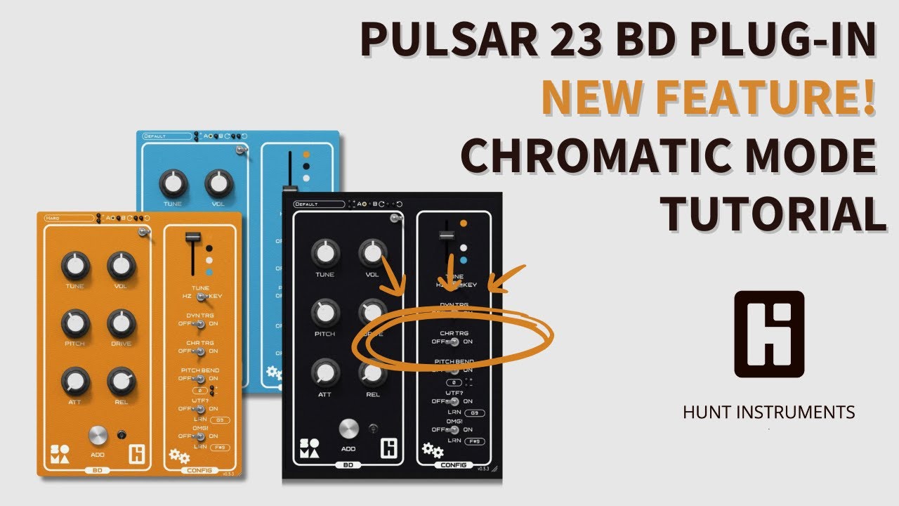 Pulsar 23 BD plug-in new feature! Chromatic Mode Tutorial - YouTube