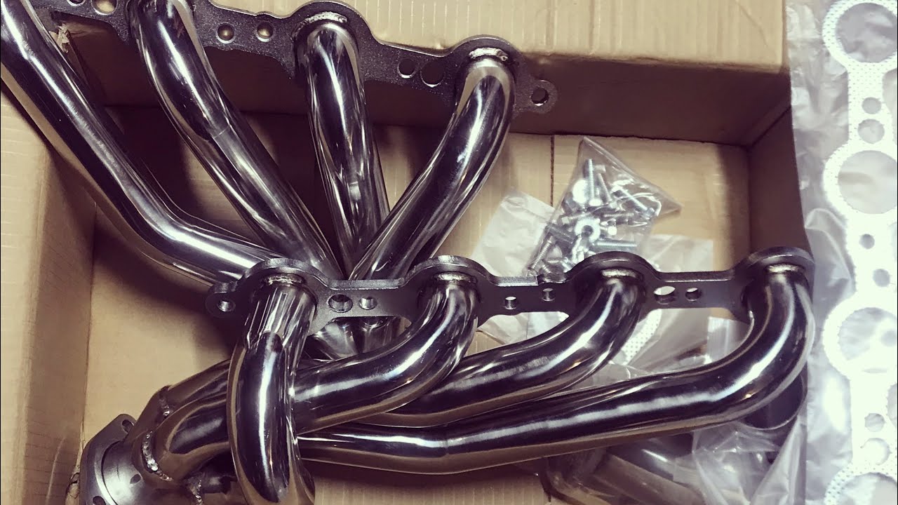 TRUCK UPDATE S10 SWAP HEADER INSTALL - YouTube