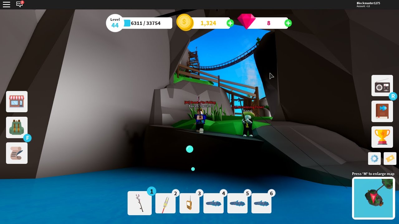 Roblox Fishing Simulator: Catching Bluefish - YouTube