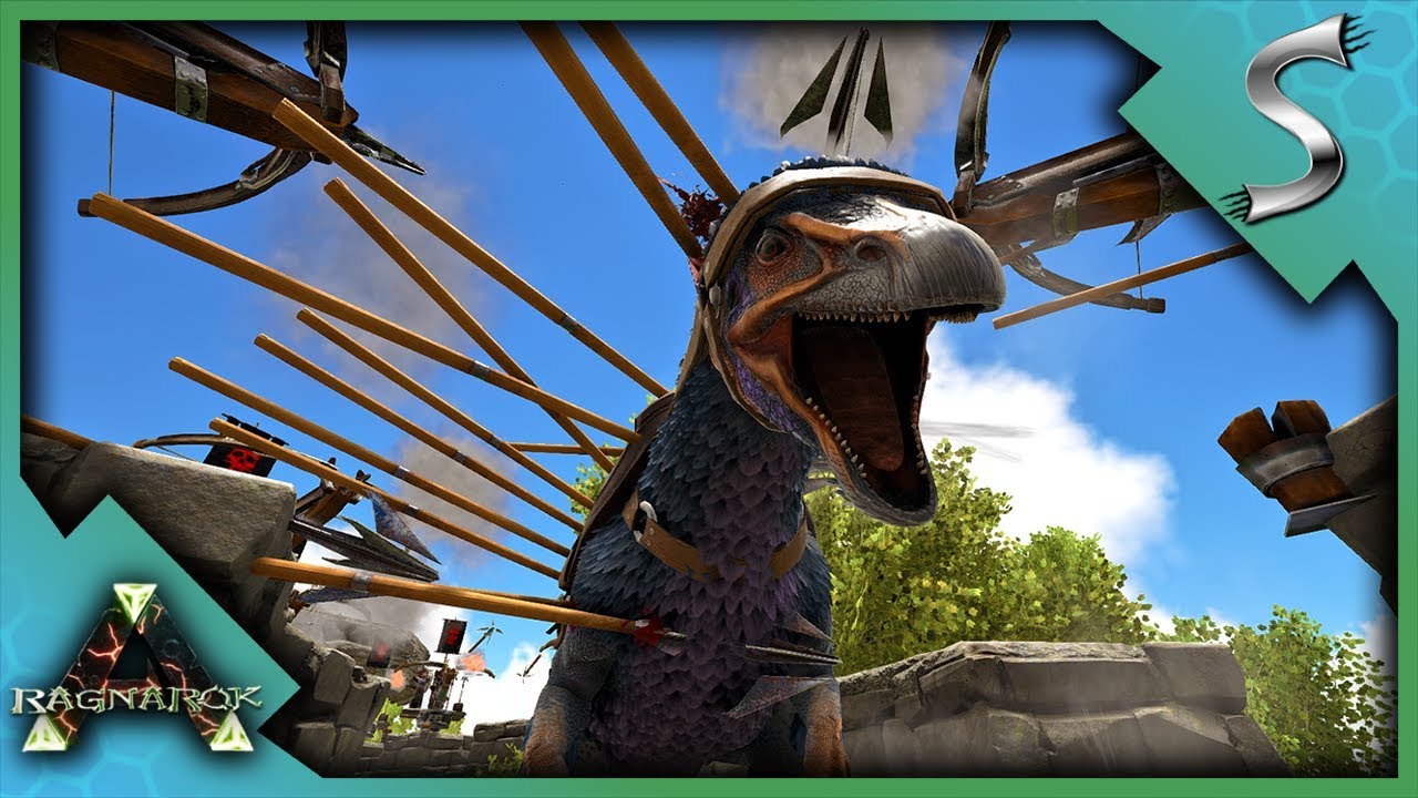 THERIZINOSAURUS TAMING & RAIDING THE BUSH PEOPLE! - Ark: RAGNAROK ...