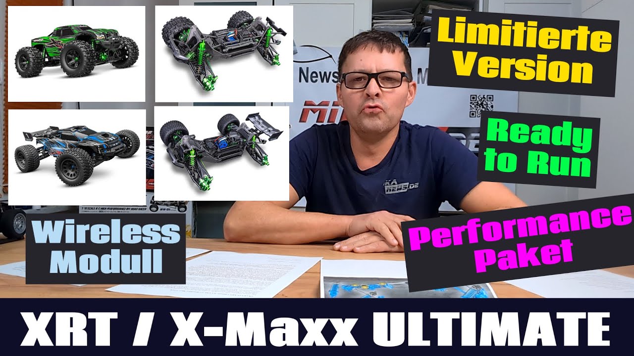 Traxxas ULTIMATE Version XRT und X-MAXX mit Aluminíum Option Parts #rc ...