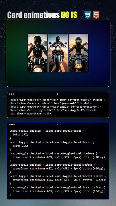 Card Animations Using Css And Html🧑‍💻 Coding Programming Csstricks Cssanimation Js Html Css