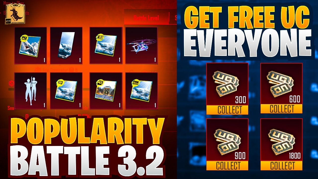 New Popularity Battle - Free 60 uc Giveaway - Popularity Battle New ...