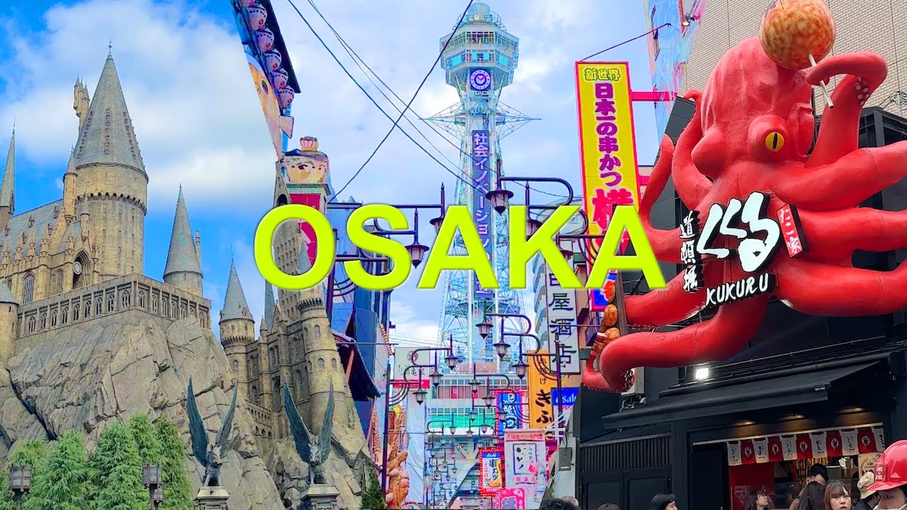 exploring osaka - dotonbori & universal studios japan - vlog (japan series ep. 2) - YouTube