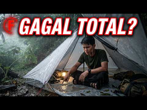 Uji Tenda Camping Ultralight Saat Hujan Deras Model Piramira Tarptent Blacksherpa Moska Pro 1p