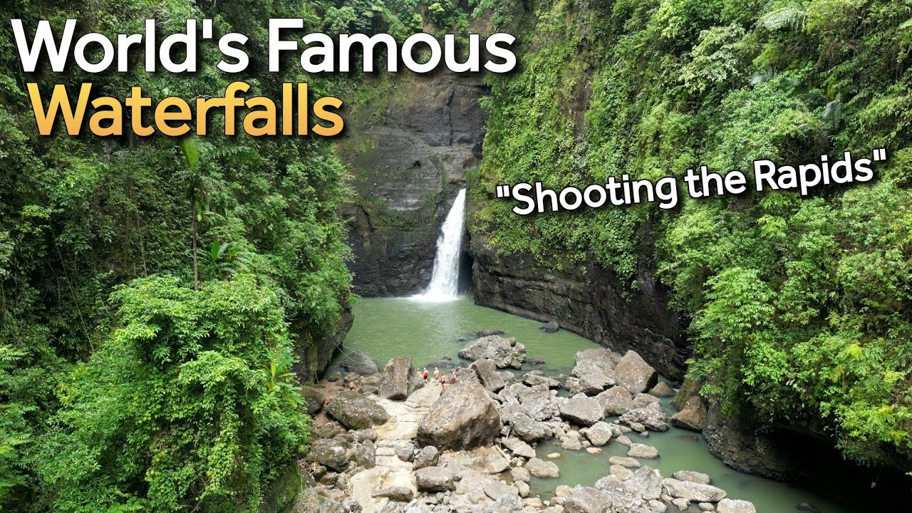 Waterfalls sa Laguna na sikat sa buong mundo dahil sa "Shooting the Rapids" - YouTube