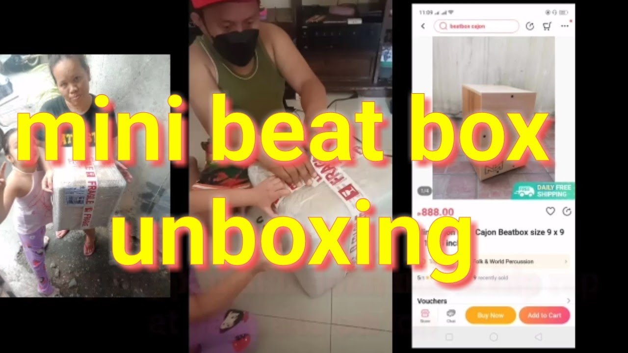 mini beat box unboxing - YouTube