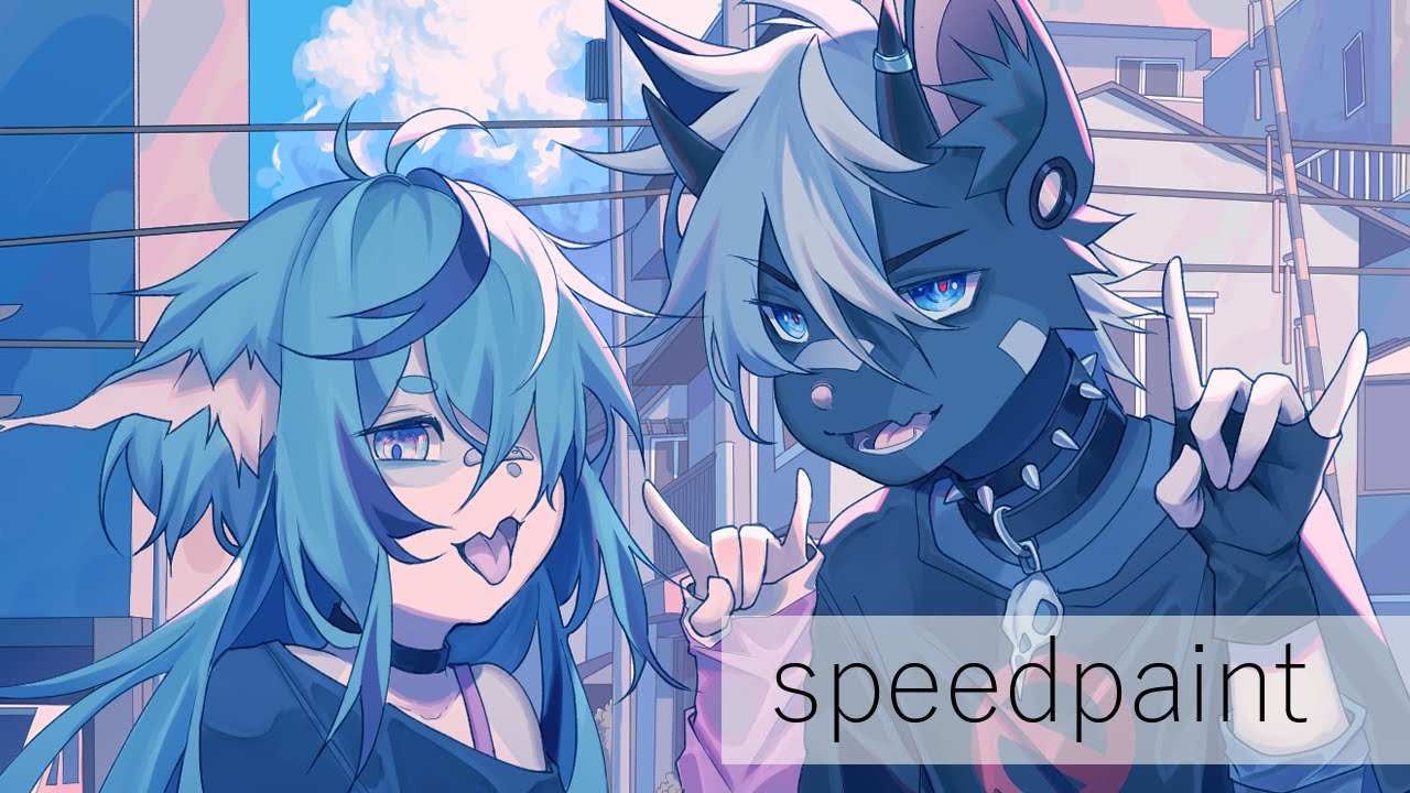 summer in the city speedpaint【CLIP STUDIO PAINT】 - YouTube