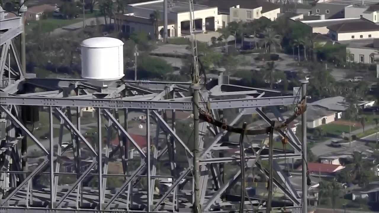 Work equipment remains on top of TV tower after 3 workers killed in ...