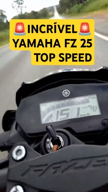 FZ 25: Top speed!!! - YouTube