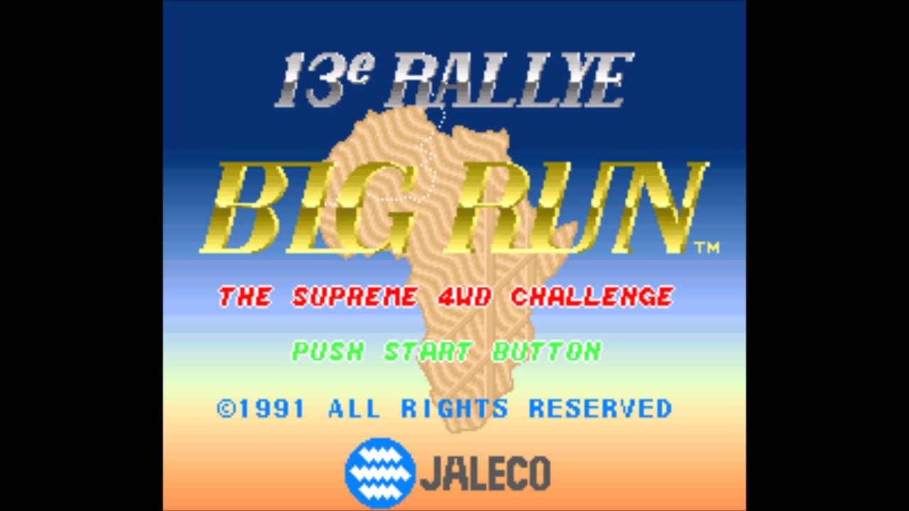 Jaleco Rally - Big Run - The Supreme 4WD Challenge Review for the SNES ...