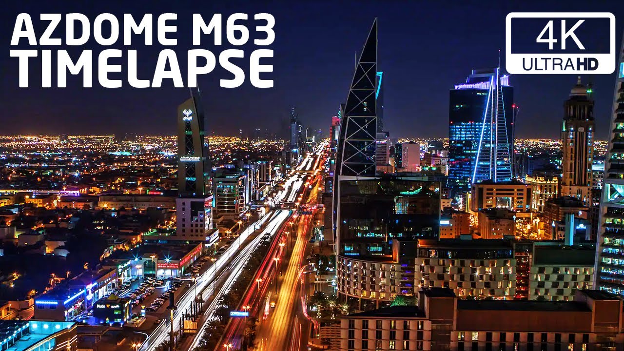 AZDOME M63 4K Ultra Dash Cam: TIMELAPSE 4K ULTRA King Fahad Riyadh ...